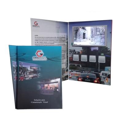 China Customized 7 Inch Video Postcard Hard Paper For Promotion , Advertising for sale