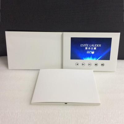 China 5 Inch LCD Digital Greeting Card With Mp4 Player / Glossry Lamination for sale