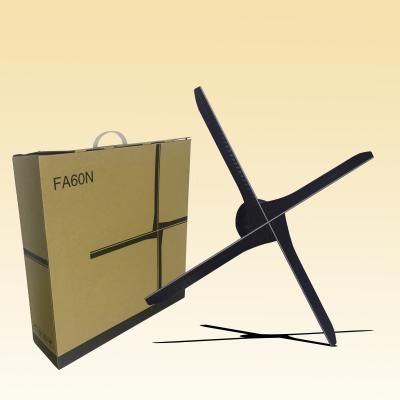 China 3d 100 Cm Hologram Display Fan With SD Card / WiFi Indoor Advertising Equipment for sale