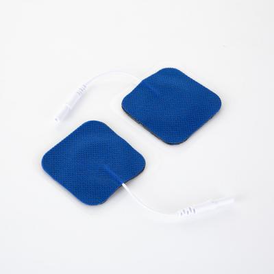 China Tens Medical Electrode Pads 2mm Jack Diameter For Muscle Stimulator Therapy Massager for sale