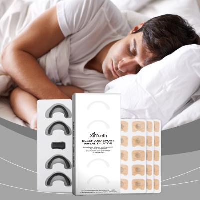 China Non Woven Fabric Anti Snoring Breathing Magnetic Nasal Strips OEM Accepted for sale