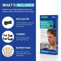 China Sleep And Sports Nasal Magnetic Strip Increase Air Breathing Reduce Snoring for sale