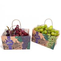 China Wet Strength Kraft Fruit Paper Bags CMYK Pantone Color with Hole 80gsm for sale