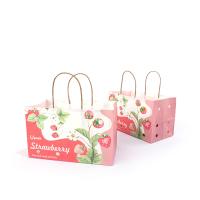 China Wet Strength Kraft Paper Stand Up Bag CMYK Color Custom Size for Fruits Vegetables for sale