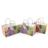 China Square Bottom Fruit Paper Bags Disposable For Grape Apple Packaging for sale