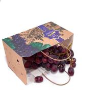 China Recycled Kraft Paper Bags with Handles Flexo Printing Custom Size 10-15 Days Lead Time for sale
