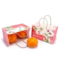 China Recycled Kraft Fruit Paper Bags with Twist Handles 10kg Capacity Custom CMYK Print for sale