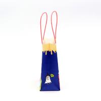 China Recycled Kraft Christmas Paper Bags with Handles 11 lb Capacity ISO9001 BRC for sale