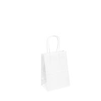 China 100-150gsm Paper T Shirt Bags for Luxury Boutique Gift Packaging with Twist Handles for sale