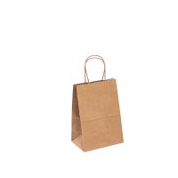 China Custom Food Grade Paper T Shirt Bags with UV Coating and Embossing Finishing for sale