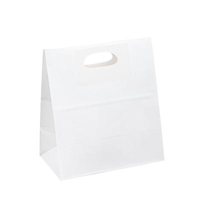 China FSC Certified Custom Kraft Paper Shopping Bags with Logo 100gsm 150gsm 10kg Capacity for sale
