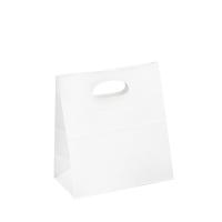 China FSC Certified Custom Kraft Paper Shopping Bags with Logo 100gsm 150gsm 10kg Capacity for sale