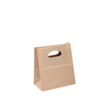 China Decorative Kraft Paper T Shirt Bags with Handles 10kg Capacity FSC Certified for sale