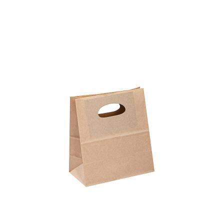 China Decorative Kraft Paper T Shirt Bags with Handles 10kg Capacity FSC Certified for sale