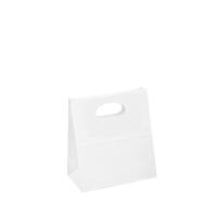 China Decorative Kraft Paper T Shirt Bags with Handles 10kg Capacity FSC Certified for sale