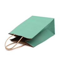 China Custom Logo Perfume Cosmetic Paper Gift Bags with Handles Compostable 30x20x10cm for sale