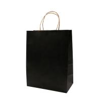 China Custom Recycled Kraft Paper T Shirt Bags 8 Color Flexo Printing for Wedding for sale