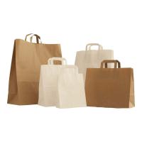 China Customized Reusable Paper Shopping Bags 10kg Maximum Carry Weight for sale