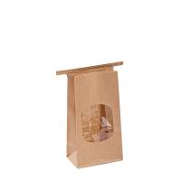 China Eco Friendly Kraft Paper Packing Bags Brown Craft Bags FDA SGS Certified Custom Size for sale