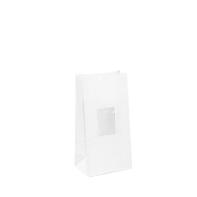 China Resealable Tin Tie White Kraft Stand Up Pouch Recyclable 5kg Capacity Food Grade for sale