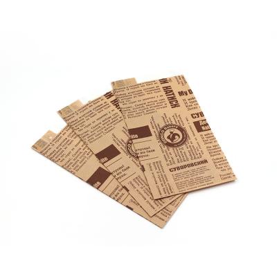 China Eco Friendly Kraft Paper Packing Bags 8 Color Printing Uncoated Lining Custom Window for sale