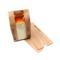 China Multi Size Kraft Paper Packing Bags Eco Friendly Biodegradable For Take Away Bread for sale