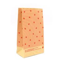 China Customized Biodegradable Kraft Paper Bags With Embossing Finishing Tech for sale