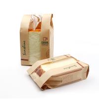 China Custom Kraft Paper Bread Bags with Window FSC SGS FDA Certified Eco Friendly for sale