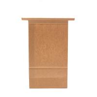China UV Coating 8 Color Flexo Printing Kraft Paper Pouch with Tin Tie for Takeaway for sale