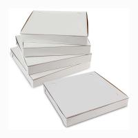 China Custom Kraft Corrugated Pizza Box 60gsm Food Grade Cardboard Take Out Box for sale