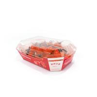 China OEM ODM Fruit And Vegetable Packaging Boxes Cardboard Paper With PET Lid for sale