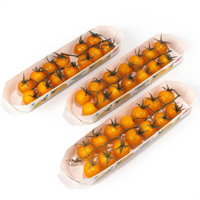 China Biodegradable Takeaway Cardboard Fruit and Vegetable Packaging Boxes 500ml Food Grade for sale