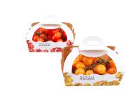 China Custom Kraft Fruit Packaging Boxes 100% Recycled Food Grade Paper for Party Favor for sale