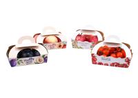 China Sustainable Vegetable Corrugated Boxes , Paper Fruit Box For Birthday Christmas for sale