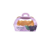 China Compostable Kraft Paper Fruit Gift Boxes Waterproof Oilproof 100-300g Capacity Custom Size for sale