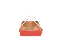 China Brown Kraft Paper Fruit And Vegetable Packaging Boxes Oilproof Waterproof for sale