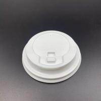 China Eco Friendly Disposable Paper Cup Lids 62mm 73mm 80mm Eight Colors PLA CPLA for sale
