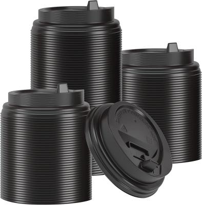 China Biodegradable Coffee Paper Cup Lids 80mm 90mm Eco Friendly Disposable Dome Lids for sale