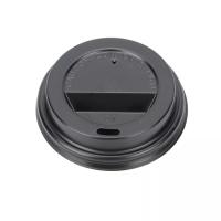 China 75mm Plastic Paper Cup Lids Embossing Stamping Printing For 9oz for sale