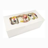 China Customized White Paperboard Food Container Paper Box With UV Coating And Vanishing for sale