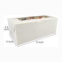 China Customized White Paperboard Food Container Paper Box With UV Coating And Vanishing for sale