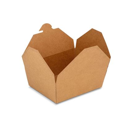 China Waterproof Oilproof Paper Food Container Box UV Coating 30000 Pcs Custom Size for sale