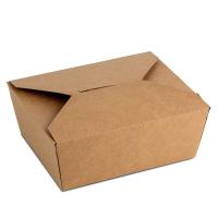 China Biodegradable Paper Box Microwave Safe 500ml Oil Proof Takeaway Food Containers for sale