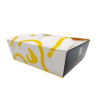 China Customized Brown/White Food Container Paper Box With Corrugated Paper for sale