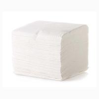 China 3 Ply Folded White Paper Napkin Tissue 33x33cm for Party Camping Picnics for sale