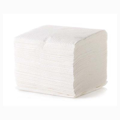 China 3 Ply Folded White Paper Napkin Tissue 33x33cm for Party Camping Picnics for sale