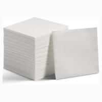 China 3 Ply Folded White Paper Napkin Tissue 33x33cm for Party Camping Picnics for sale
