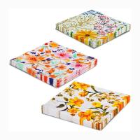 China OEM ODM Custom Printed Paper Napkins 33x33cm 3 Ply Bulk Disposable Party Dinner Camping for sale