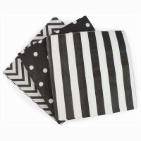 China Eco Friendly 3 Ply Foil Paper Napkins 33x33cm Biodegradable Dinner Napkins for sale