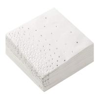 China Rose Gold Foil Paper Napkin Tissue Biodegradable For Wedding Reception for sale